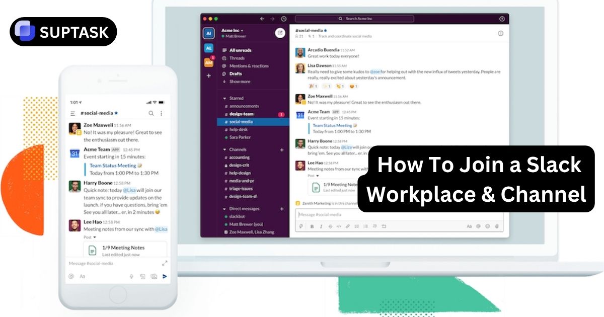 How To Join a Slack Workplace & Channel